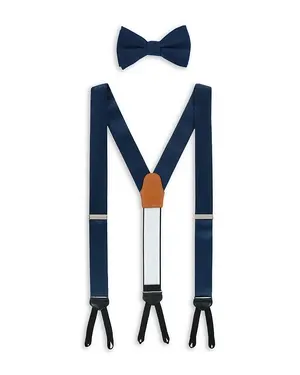 Trafalgar Trafalgar Brace And Bow Tie Set Navy