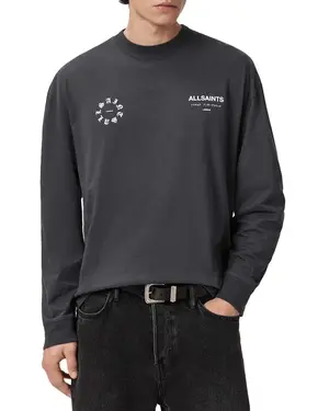 ALLSAINTS Kindred Oversized Logo Sweatshirt
