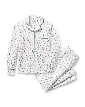 PETITE PLUME Merry Meow Pima Pajama Set