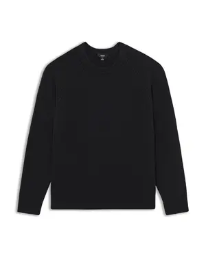 REISS Foulton Crewneck Sweater - Navy