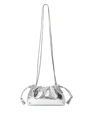 Veronica Beard Metallic Leather Stash Bag
