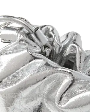 Veronica Beard Metallic Leather Stash Bag