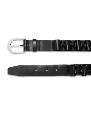 Brandon Maxwell Steele Leather Belt
