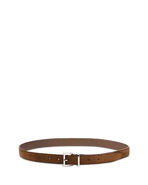 FRAME Suede Belt With Square Buckle - Date