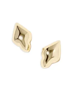 Kendra Scott Adeline Puffy Geometric Stud Earrings - Gold
