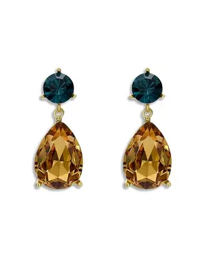 Ted Baker London Crystal Drop Earrings - Gold Tone