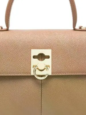 Cafuné Medium Stance C-lock Crossbody Bag - Brown