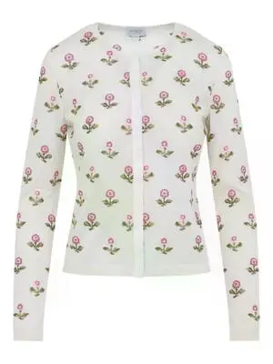 Giambattista Valli Floral Cardigan - White