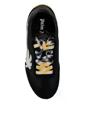 Palm Angels Pa 5 Leather Sneakers - Black