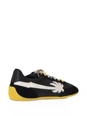 Palm Angels Pa 5 Leather Sneakers - Black