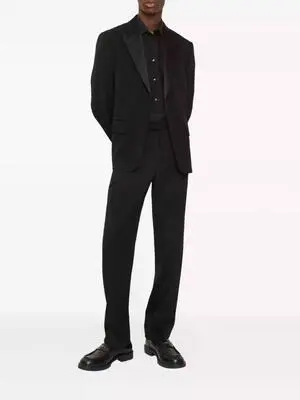 Burberry Wool Trousers - Black