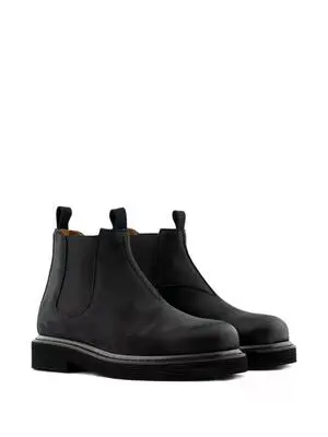 BUTTERO® Leather Chelsea Boots - Black