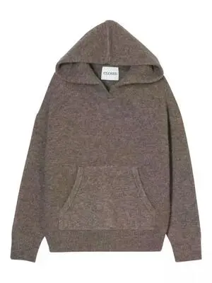 Closed Hooded Alpaca-wool Blend Sweater