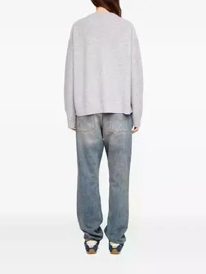 Zadig&Voltaire Mikyz Cashmere Sweater With Heart Motif - Grey