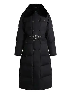 Fusalp Vlavi Belted Coat With Removable Collar