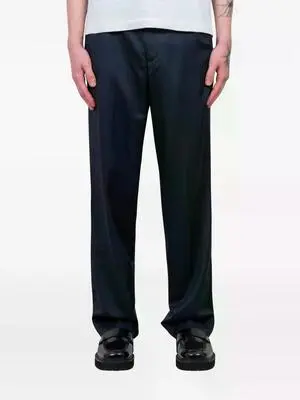 ANOTHER ASPECT 1.0 Tonal-stitching Trousers - Blue