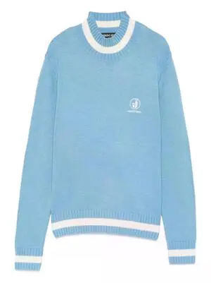 Iceberg Logo-embroidered Sweater - Blue