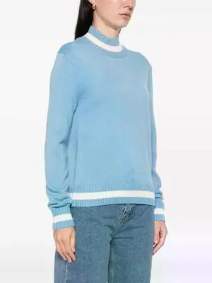 Iceberg Logo-embroidered Sweater - Blue