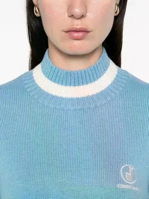 Iceberg Logo-embroidered Sweater - Blue