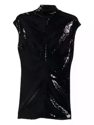 Kiton Sequin Embellished Top