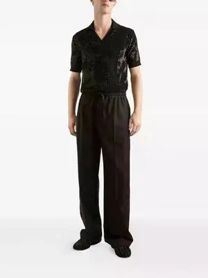 Dolce & Gabbana Wool And Silk Polo Shirt