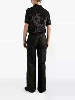Dolce & Gabbana Wool And Silk Polo Shirt