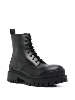 Balenciaga 49mm Lace-up Boots