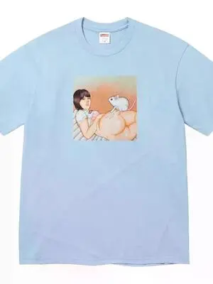 Supreme Mouse-graphic T-shirt - Blue