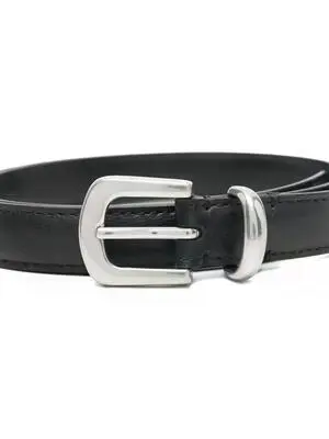 THE ROW Ring Leather Belt - Blue