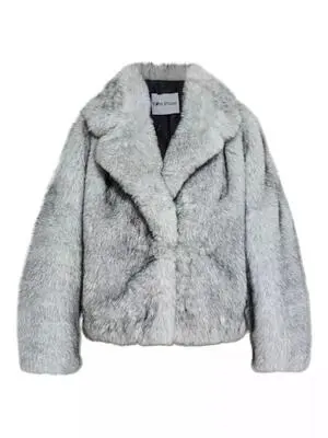 STAND STUDIO India Faux Fur Jacket - Grey