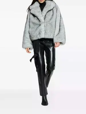 STAND STUDIO India Faux Fur Jacket - Grey