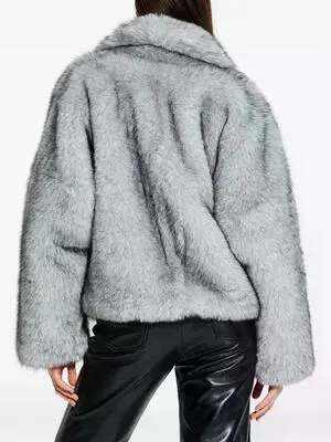 STAND STUDIO India Faux Fur Jacket - Grey