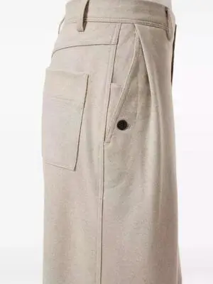 Closed Wide-leg Trousers