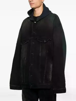Balenciaga Logo-embroidered Hooded Jacket