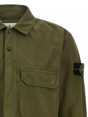 Stone Island Snap-button-fastening Overshirt