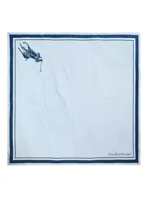 Ralph Lauren Border-graphic Scarf - Blue