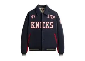Kith X New York Knicks Madison Square Garden Wool Varsity Jacket