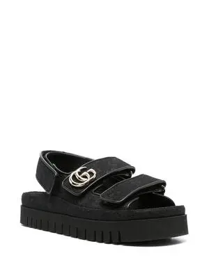 Gucci Double G Flatform Sandals