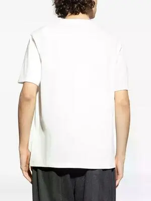 JIL SANDER Logo Print Cotton T-shirt - White