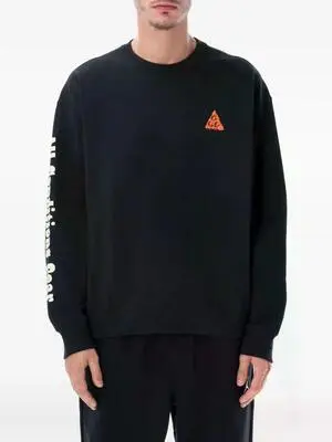 Nike Graphic-print Sweatshirt - Black