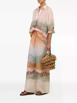 Zimmermann Daylight Relaxed Trousers - Neutrals