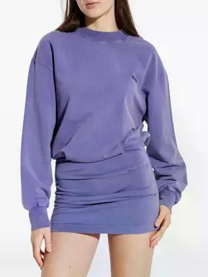 Attico Long-sleeve Mini Dress - Purple