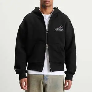 ABOUT:BLANK X Dominoes Zip Hoodie - Black