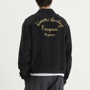 Visvim Norad Brushed Silk Jacket - Black
