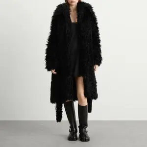 Acne Studios Oflama Long Faux Fur Coat
