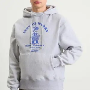 SERVICE WORKS Maintenance Hoodie - Heather Grey