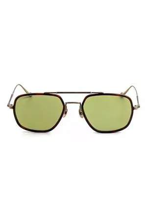 Matsuda Geometric Frame Sunglasses - Gold