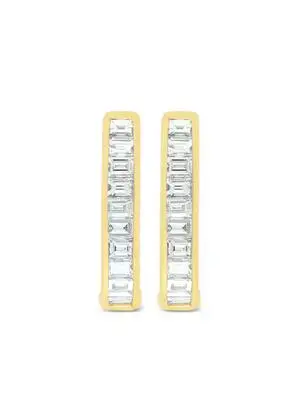 Ef Collection 14k Yellow Jumbo Lola Diamond Hoop Earrings - Gold