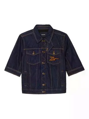 Zadig&Voltaire Kyo Short-sleeve Jacket - Blue