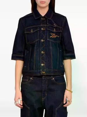 Zadig&Voltaire Kyo Short-sleeve Jacket - Blue